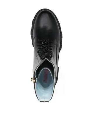 CHIARA FERRAGNI Leather Lace-up Boots