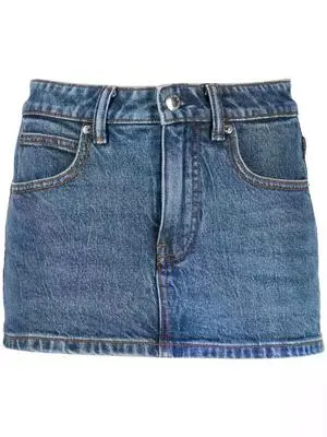 Alexander Wang Mid-rise Denim Skort