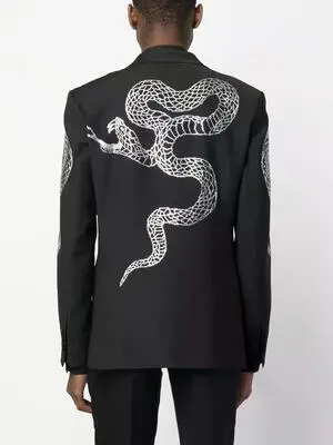 Philipp Plein Crystal-embellished Single-breasted Blazer