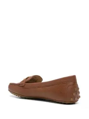 Ralph Lauren Barnsbury Leather Loafers - Brown