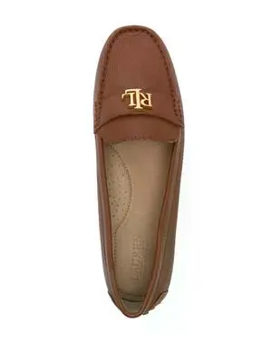 Ralph Lauren Barnsbury Leather Loafers - Brown