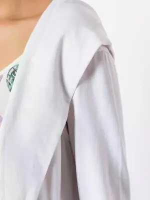 AMIR SLAMA Hooded Open-front Cardigan