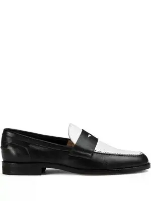 DOUCAL'S Leather Loafers - Black