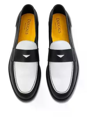 DOUCAL'S Leather Loafers - Black