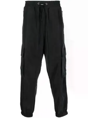 Balmain Embossed-logo Modal-blend Cargo Pants