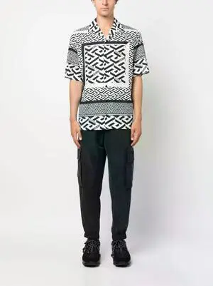 Balmain Embossed-logo Modal-blend Cargo Pants