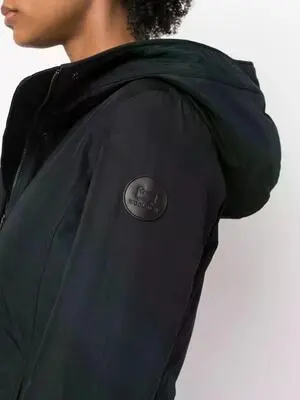 Woolrich Logo-patch Zip-up Padded Hoodie