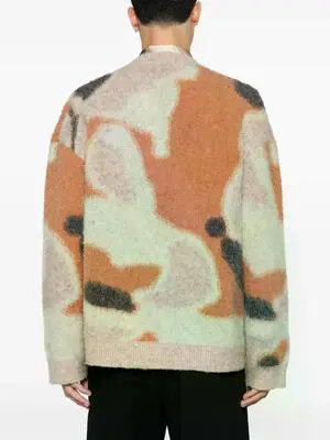 Nanushka Nessin Intarsia Knit Cardigan