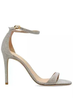 STUART WEITZMAN 100mm Nudist Embellished Stiletto Sandals