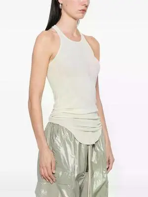 Rick Owens Fine-ribbed Tank Top - Neutrals
