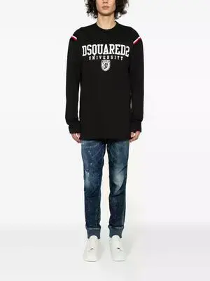 Dsquared2 Distressed Slim-fit Track Jeans
