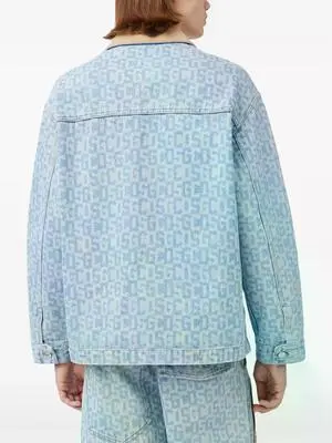 Gcds Monogram Denim Harrington Jacket