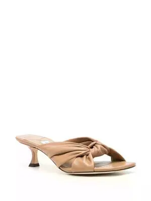 JIMMY CHOO Avenue 50mm Leather Mules