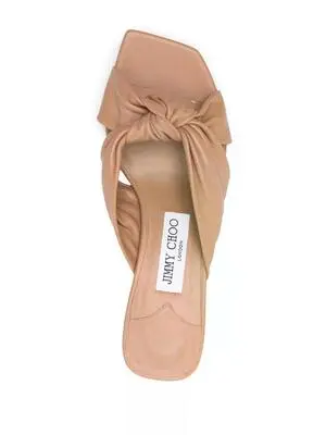 JIMMY CHOO Avenue 50mm Leather Mules