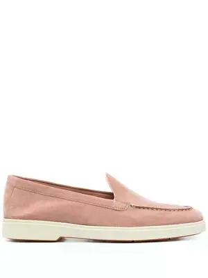 Santoni Suede Loafers - Pink