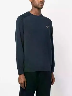 Philipp Plein Logo-plaque Jumper - Blue
