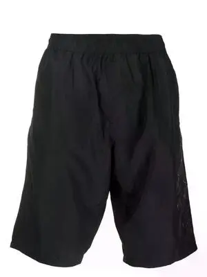 Balmain Logo-print Swim Shorts - Black