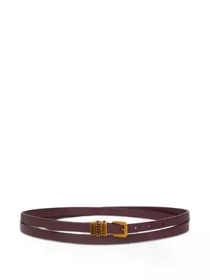 Etro Leather Belt - Red