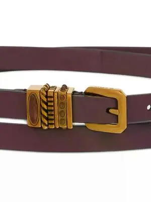 Etro Leather Belt - Red
