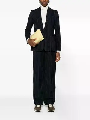 Ralph Lauren Pinstriped Stretch-wool Twill Blazer