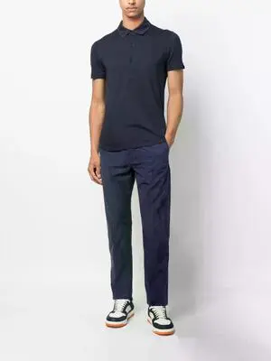 Incotex Striped Straight-leg Trousers - Blue