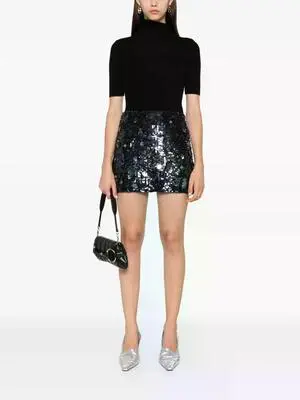 P.a.r.o.s.h Sequined Mini Skirt