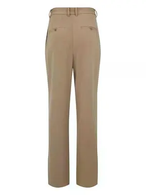 Staud Luisa Pleated Wide-leg Trousers