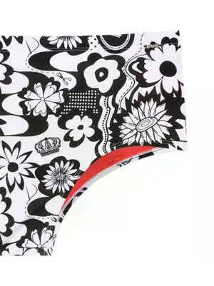 AMIR SLAMA Floral-print Swimming Trunks