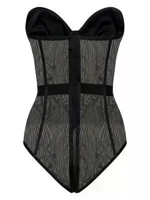 ROOM76 Sweetheart Neck Bodysuit
