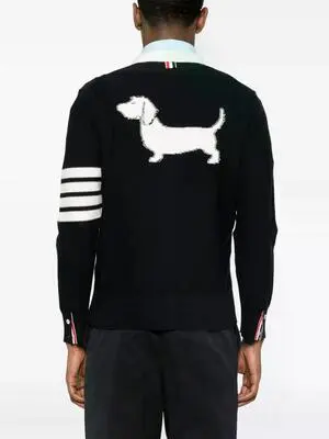 Thom Browne 4-bar Relaxed Fit Cardigan