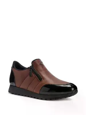 GIUSEPPE ZANOTTI Ilde Run Double-zip Low-top Sneakers - Brown