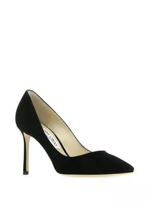 JIMMY CHOO Romy 85 Heeled Pumps - Black