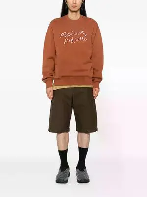 Maison Kitsuné Handwriting Gingham Sweatshirt