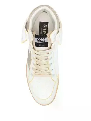 GOLDEN GOOSE Sky-star High Top Sneakers - Neutrals