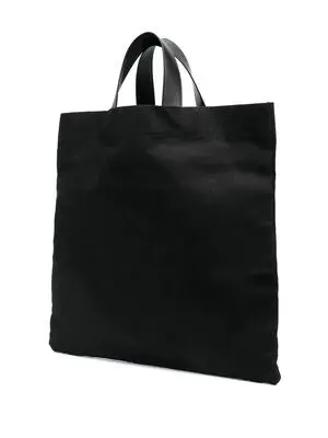 JIL SANDER Logo-print Tote Bag - Black