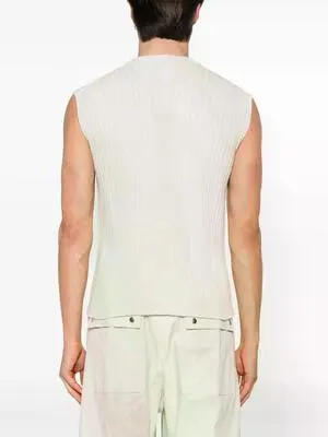 Rick Owens Ribbed Knit Vest