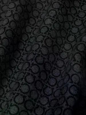 FERRAGAMO Gancini Branded Scarf - Grey