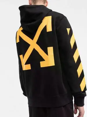 Off-White Caravaggio Print Hooded Sweatshirt