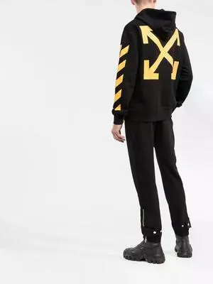 Off-White Caravaggio Print Hooded Sweatshirt