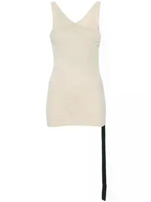 Rick Owens Double Ziggy Banana Jersey Tank Top