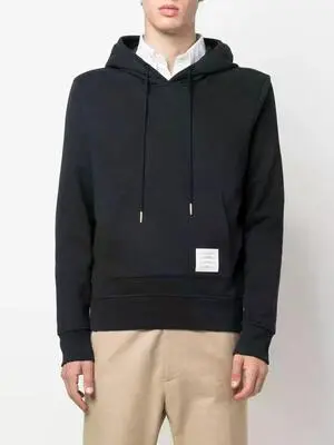 Thom Browne Logo-patch Hoodie