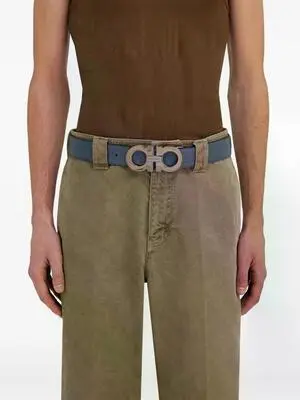 FERRAGAMO Reversible Leather Belt