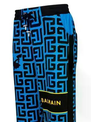 Balmain X Pokemon Monogram-print Cotton Track Pants