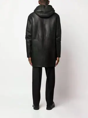 Tagliatore Wilson Hooded Shearling Coat