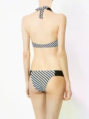 AMIR SLAMA Striped Bikini Set