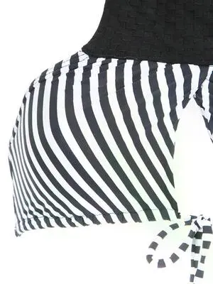 AMIR SLAMA Striped Bikini Set