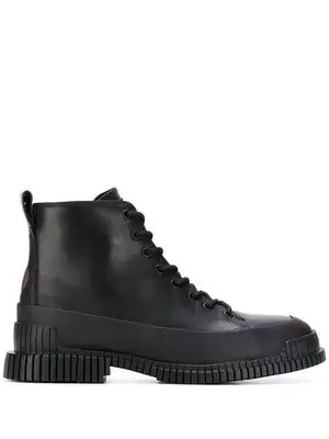 Camper Pix Lace-up Boots - Black