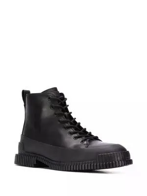 Camper Pix Lace-up Boots - Black