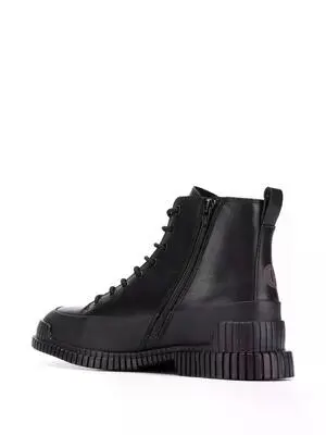 Camper Pix Lace-up Boots - Black