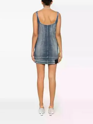Off-White Upside Down Denim Dress